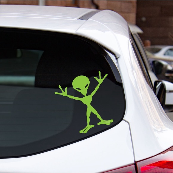 Wall Decor | Alien Vinyl Wall Car Decal | Poshmark
